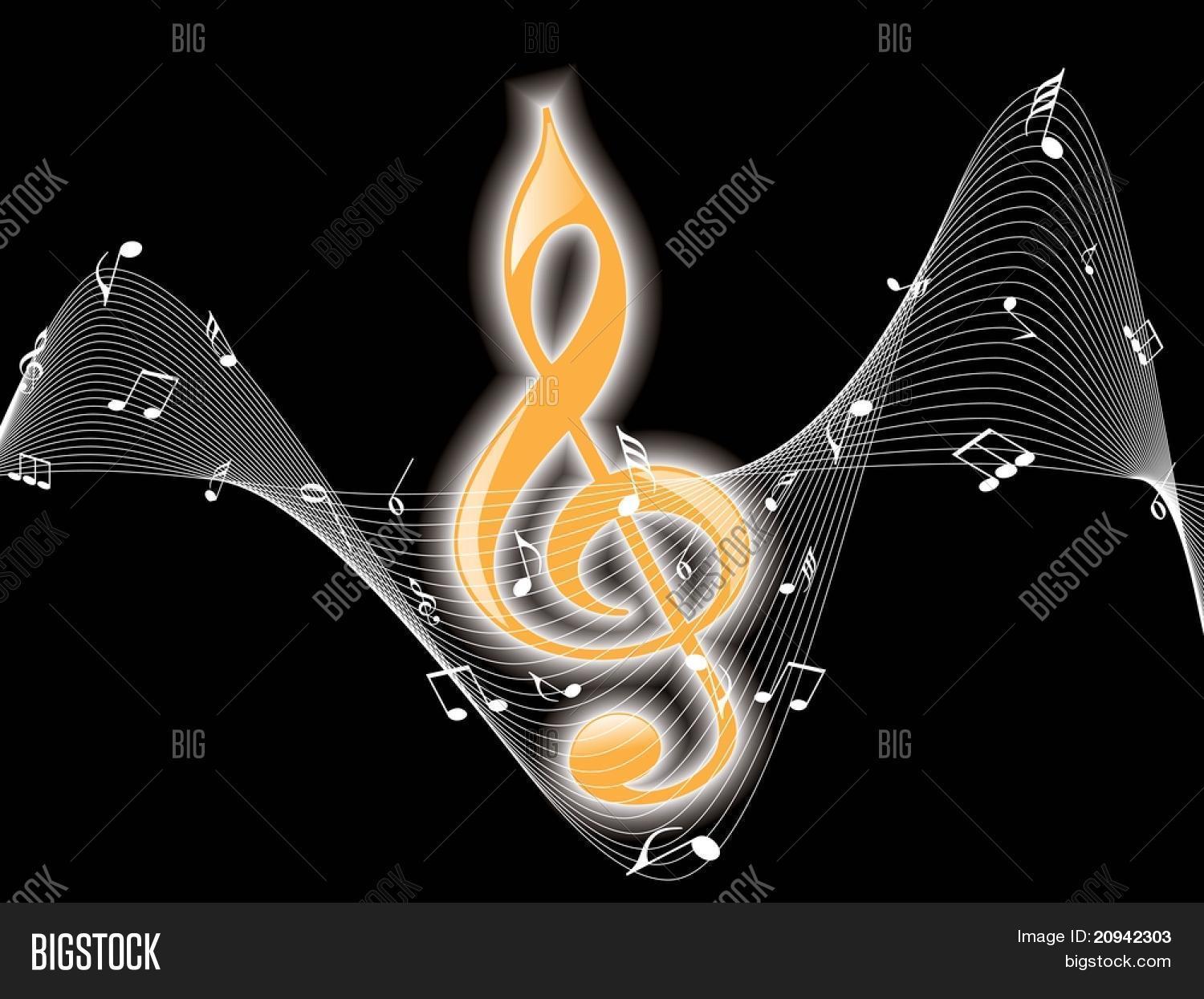 Music Notes Black Vector & Photo (Free Trial) | Bigstock