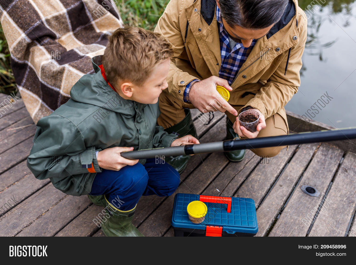 Father Son Fishing Rod Image & Photo (Free Trial) | Bigstock