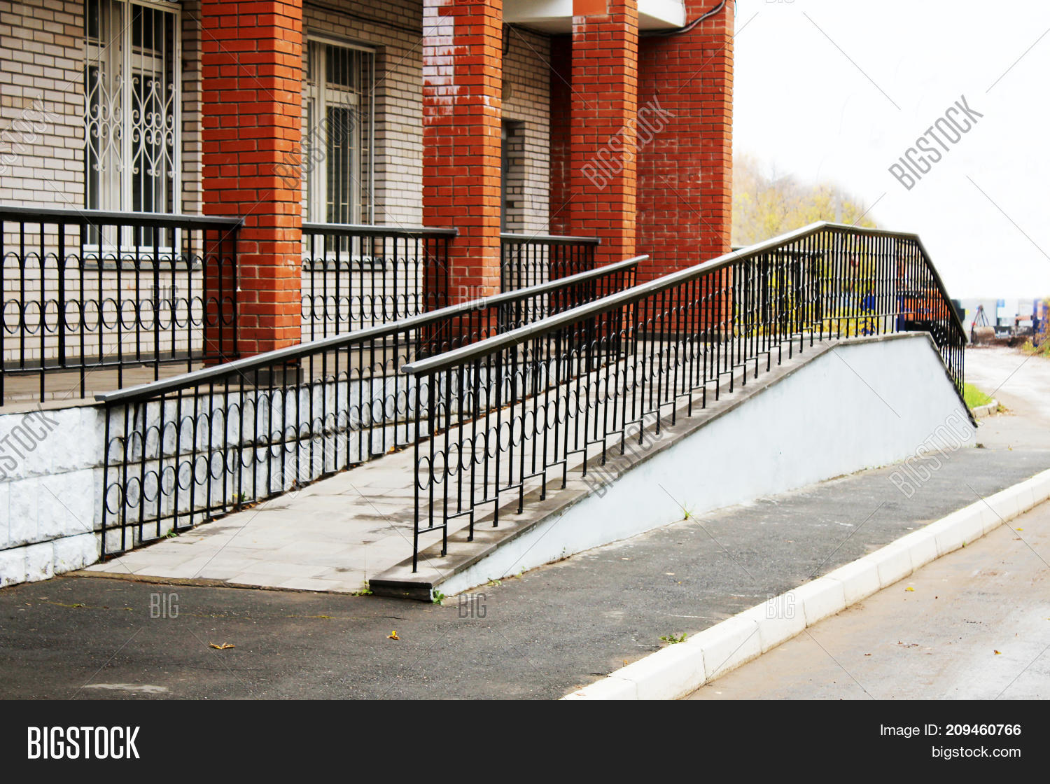 Building Entrance Ramp Image & Photo (Free Trial) | Bigstock