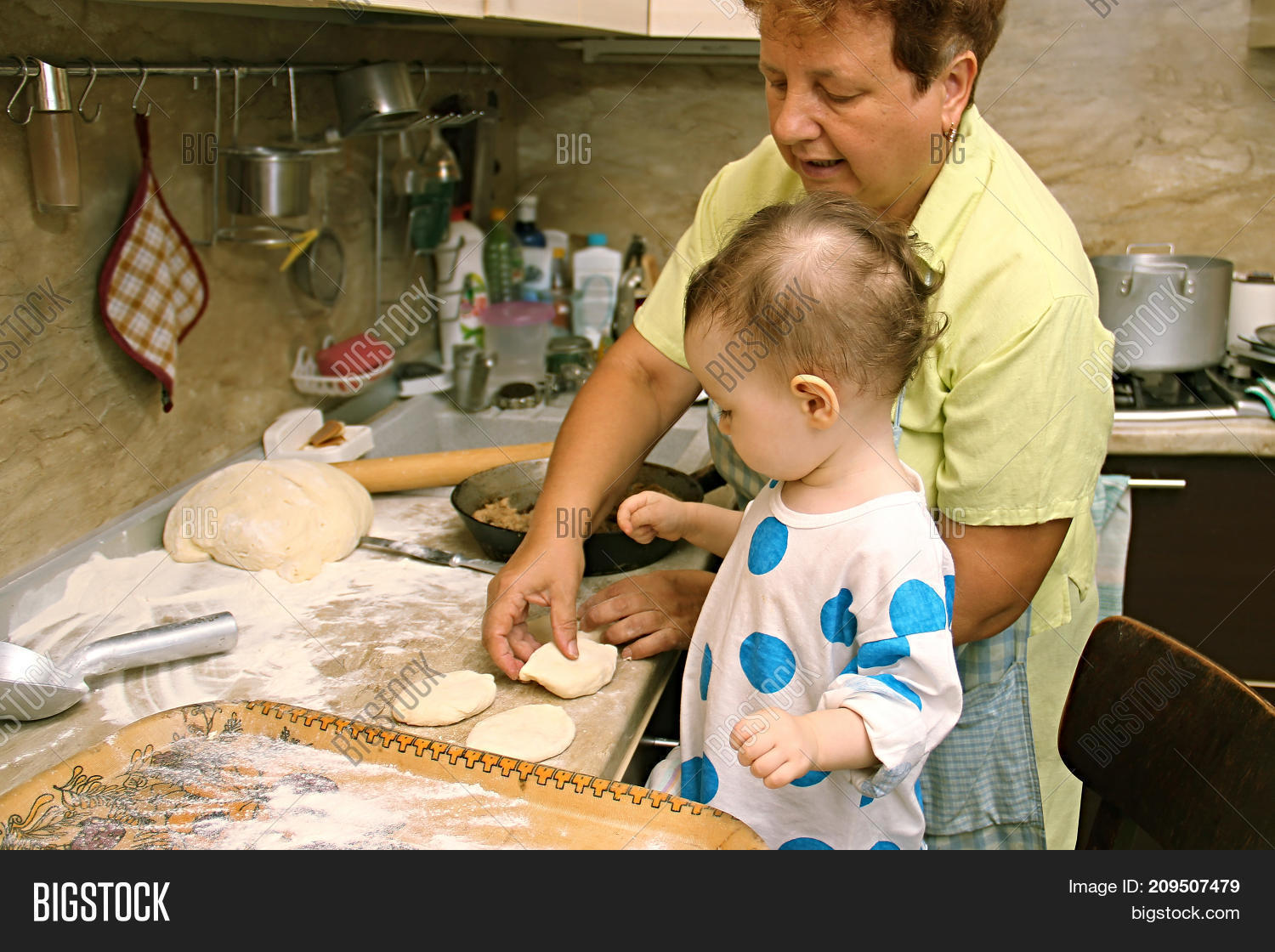 Woman Baking Pies Image & Photo (Free Trial) | Bigstock