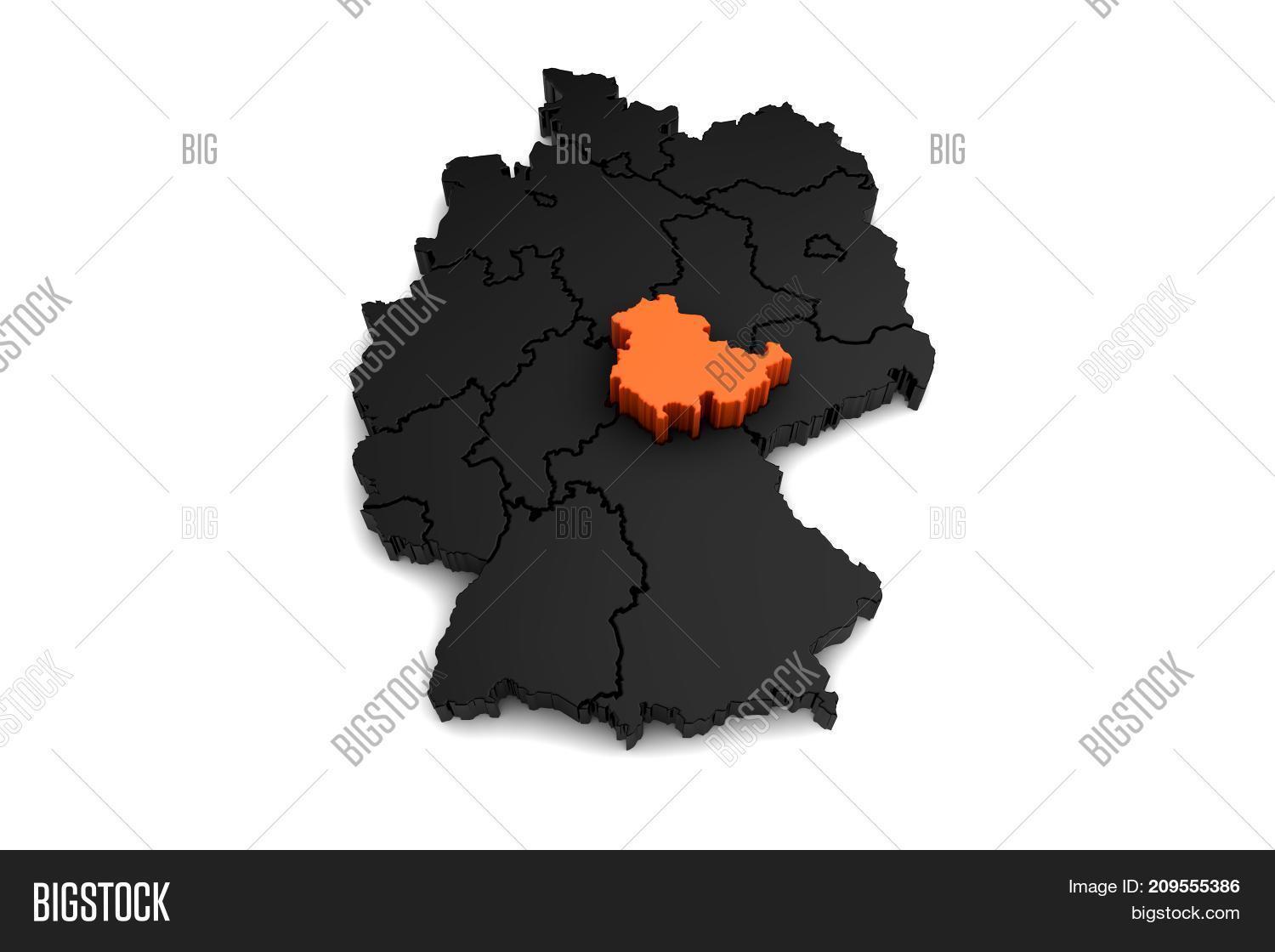 Black Germany Map, Image & Photo (Free Trial) | Bigstock