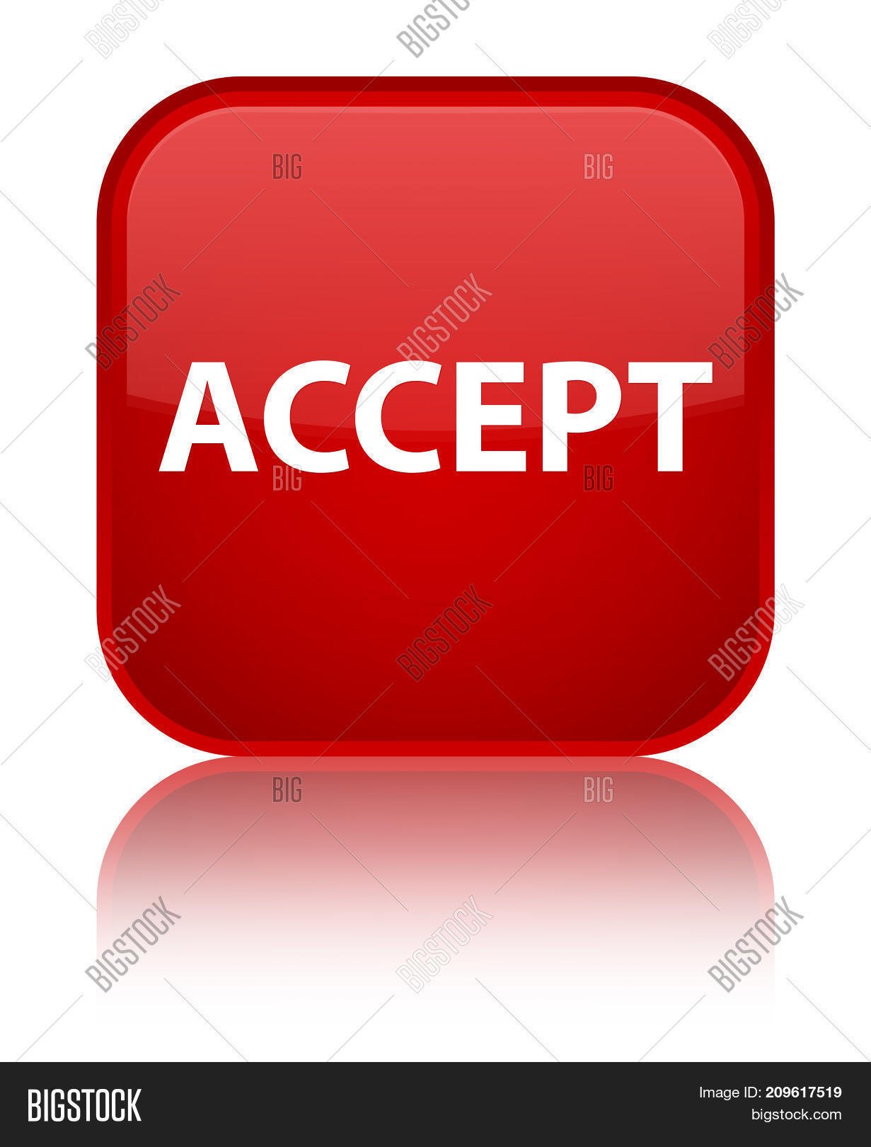 Accept Special Red Image & Photo (Free Trial) | Bigstock