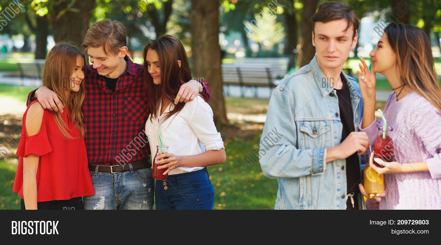 Jealousy Envy Friends Image & Photo (Free Trial) | Bigstock