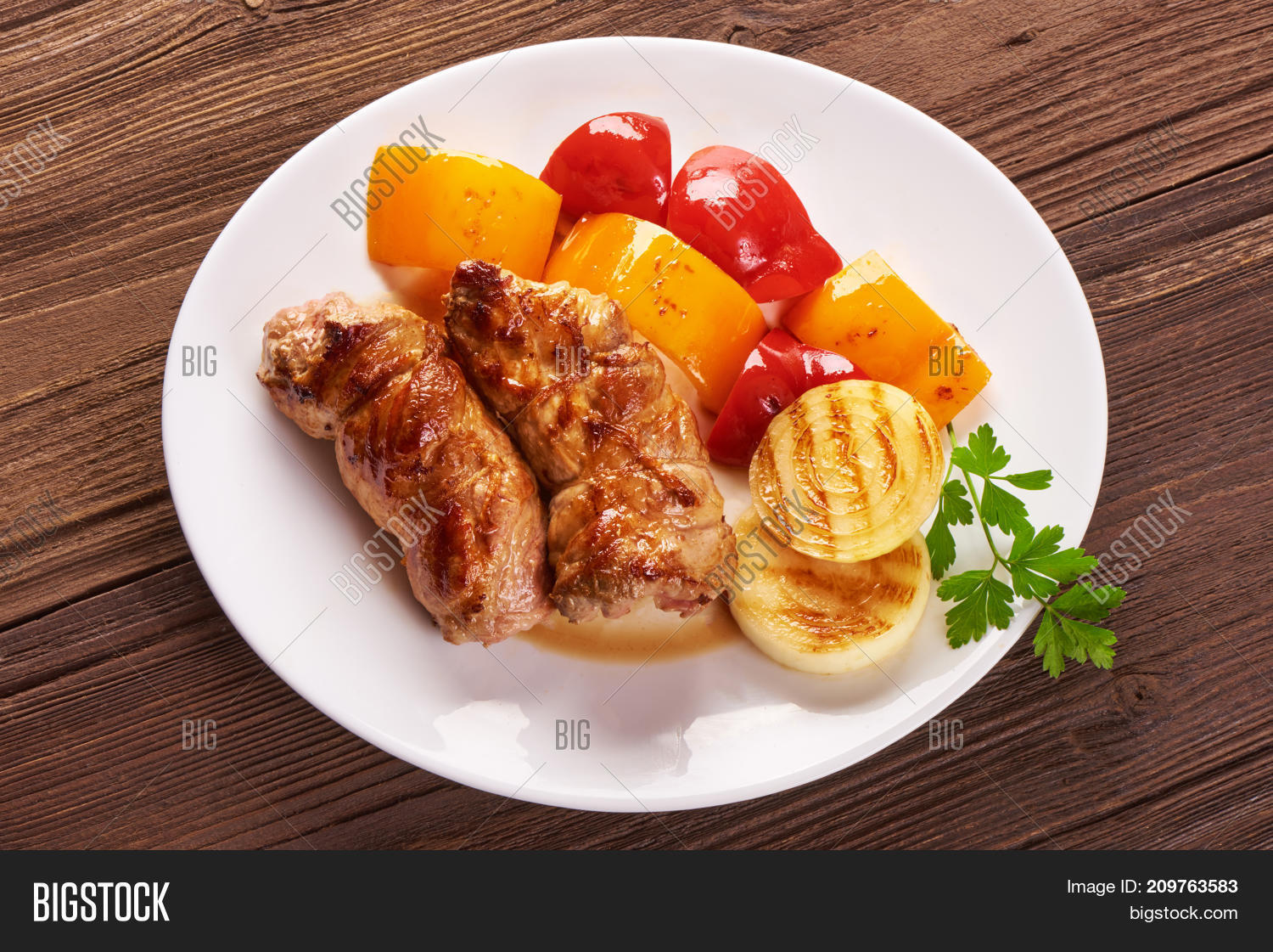 Grilled Meat Rolls Image & Photo (Free Trial) | Bigstock