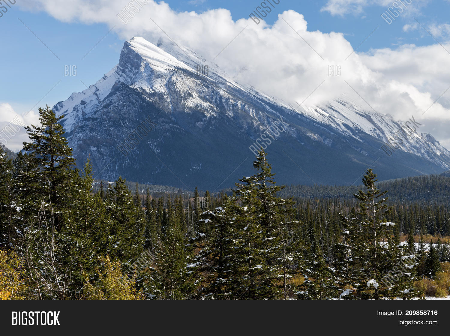 Mount Rundle Banff Image & Photo (Free Trial) | Bigstock