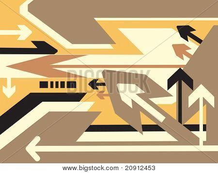 Direction Movement Vector & Photo (Free Trial) | Bigstock