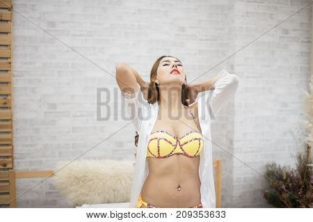 Woman Sexy Yellow Image & Photo (Free Trial) | Bigstock