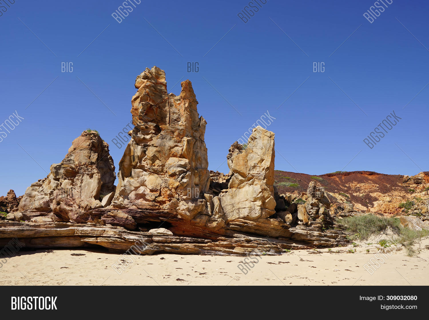 Rugged Coastline Lined Image & Photo (Free Trial) | Bigstock