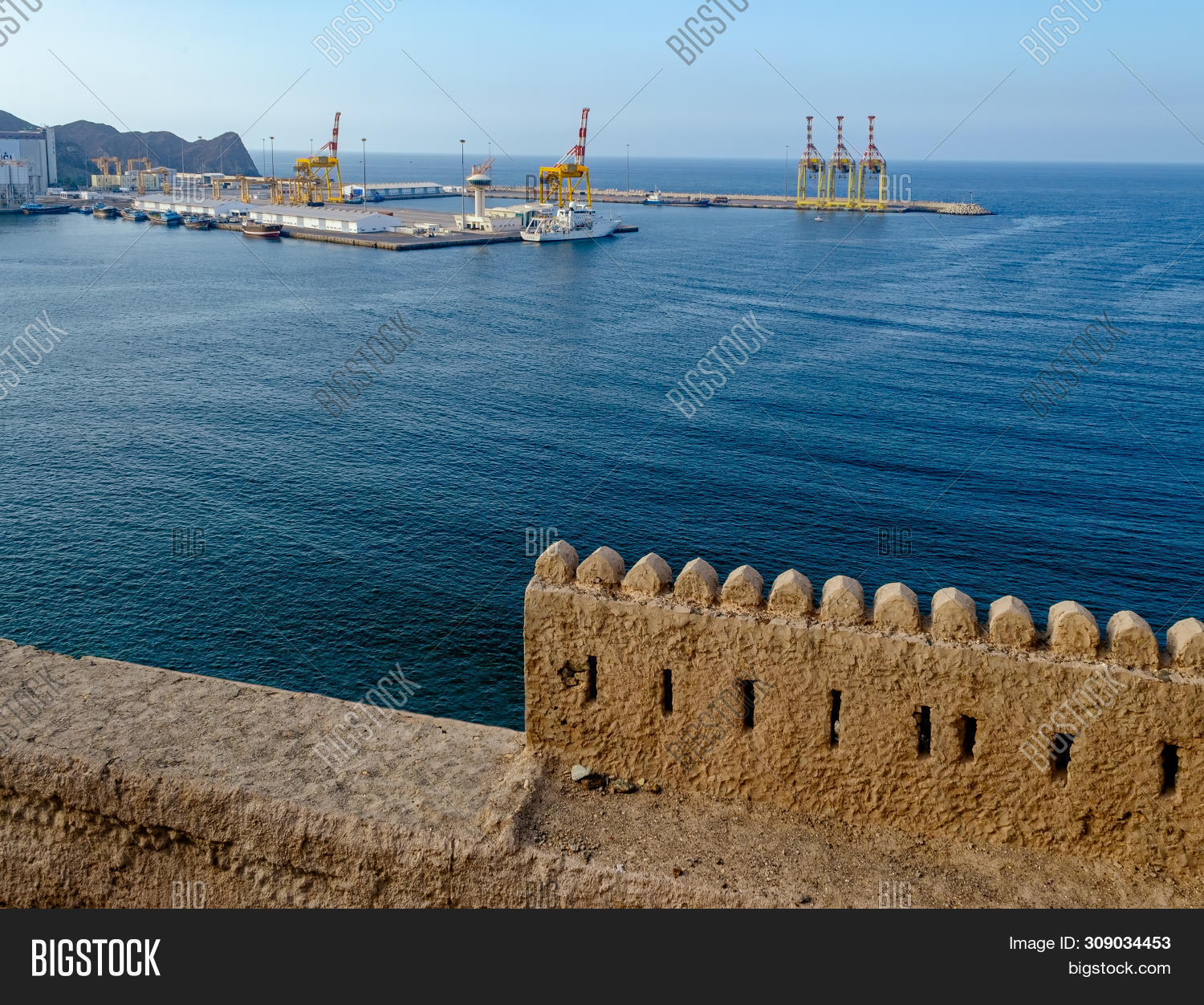 Muscat Port Sea. View Image & Photo (Free Trial) | Bigstock