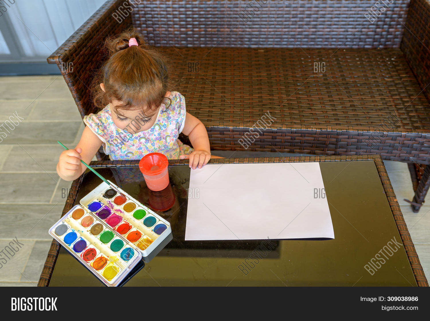 Little Child Drawing Image & Photo (Free Trial) | Bigstock
