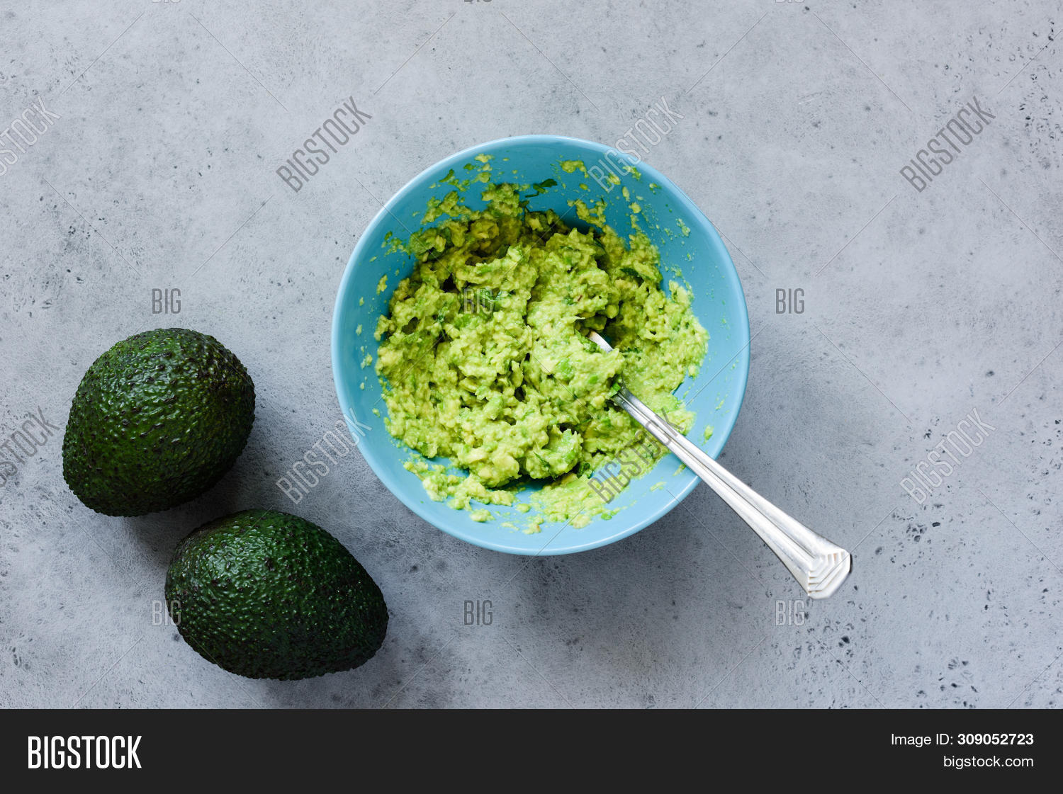 Mashed Avocado Bowl On Image & Photo (Free Trial) | Bigstock