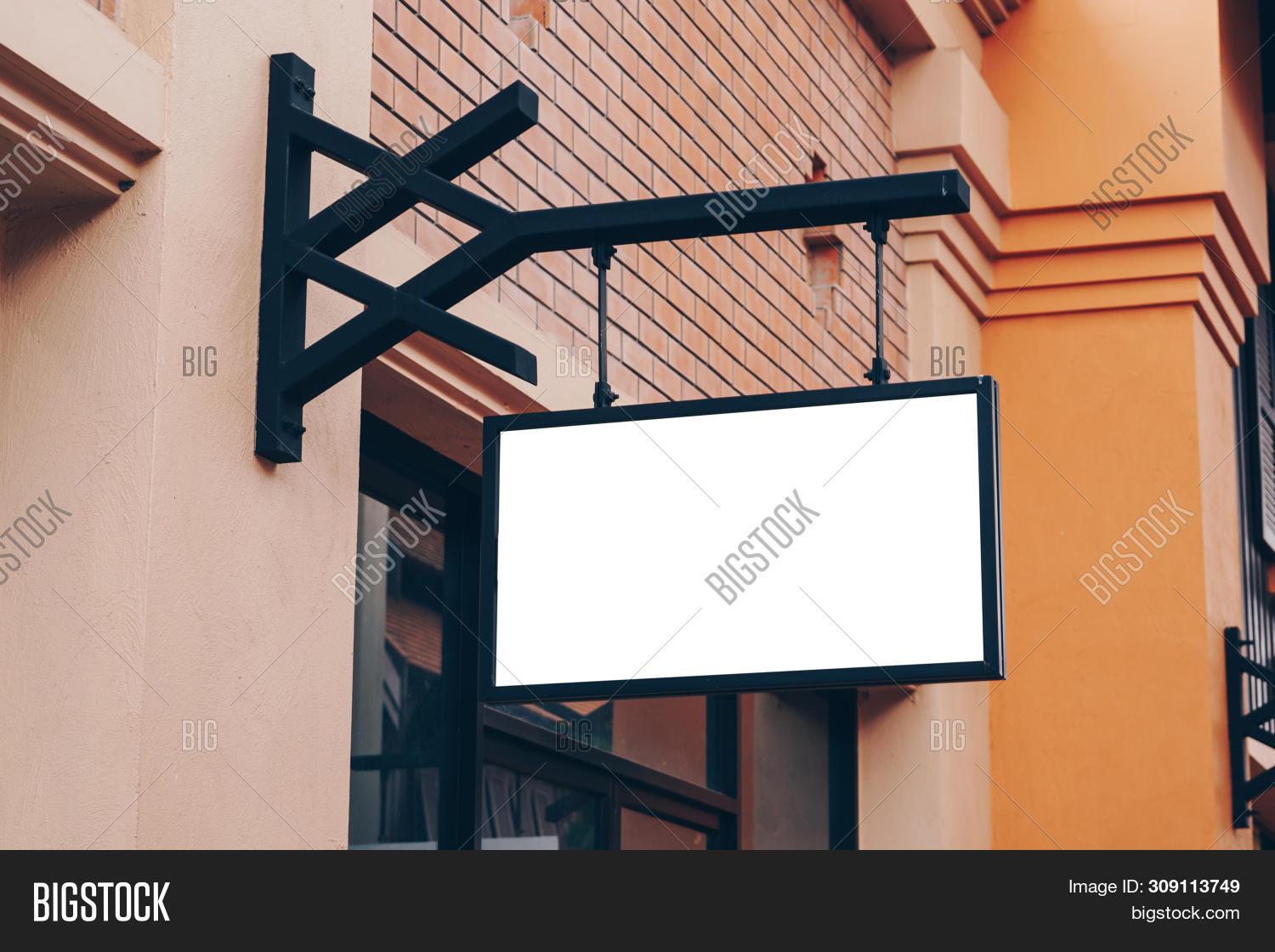 Empty Signage Blank Image & Photo (Free Trial) | Bigstock