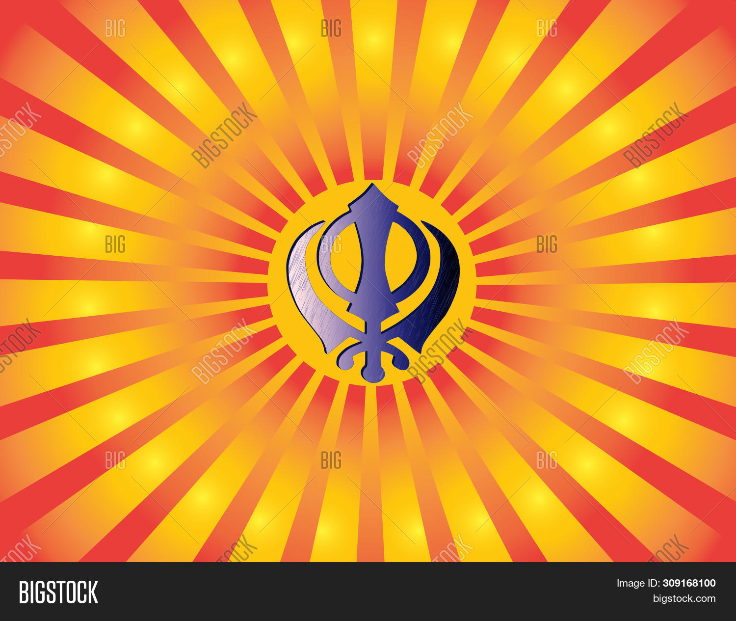 Main Symbol Sikhism - Image & Photo (Free Trial) | Bigstock