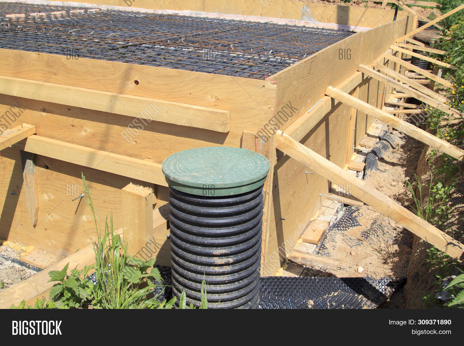 Inspection Well Trench Image & Photo (Free Trial) | Bigstock