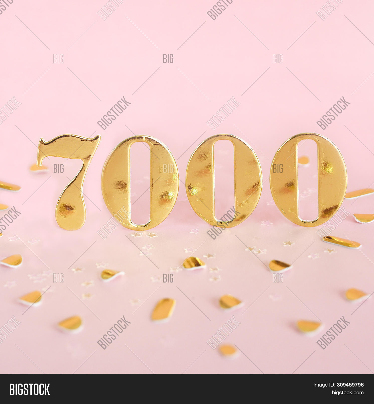 Number 7000 Golden Image & Photo (Free Trial) | Bigstock