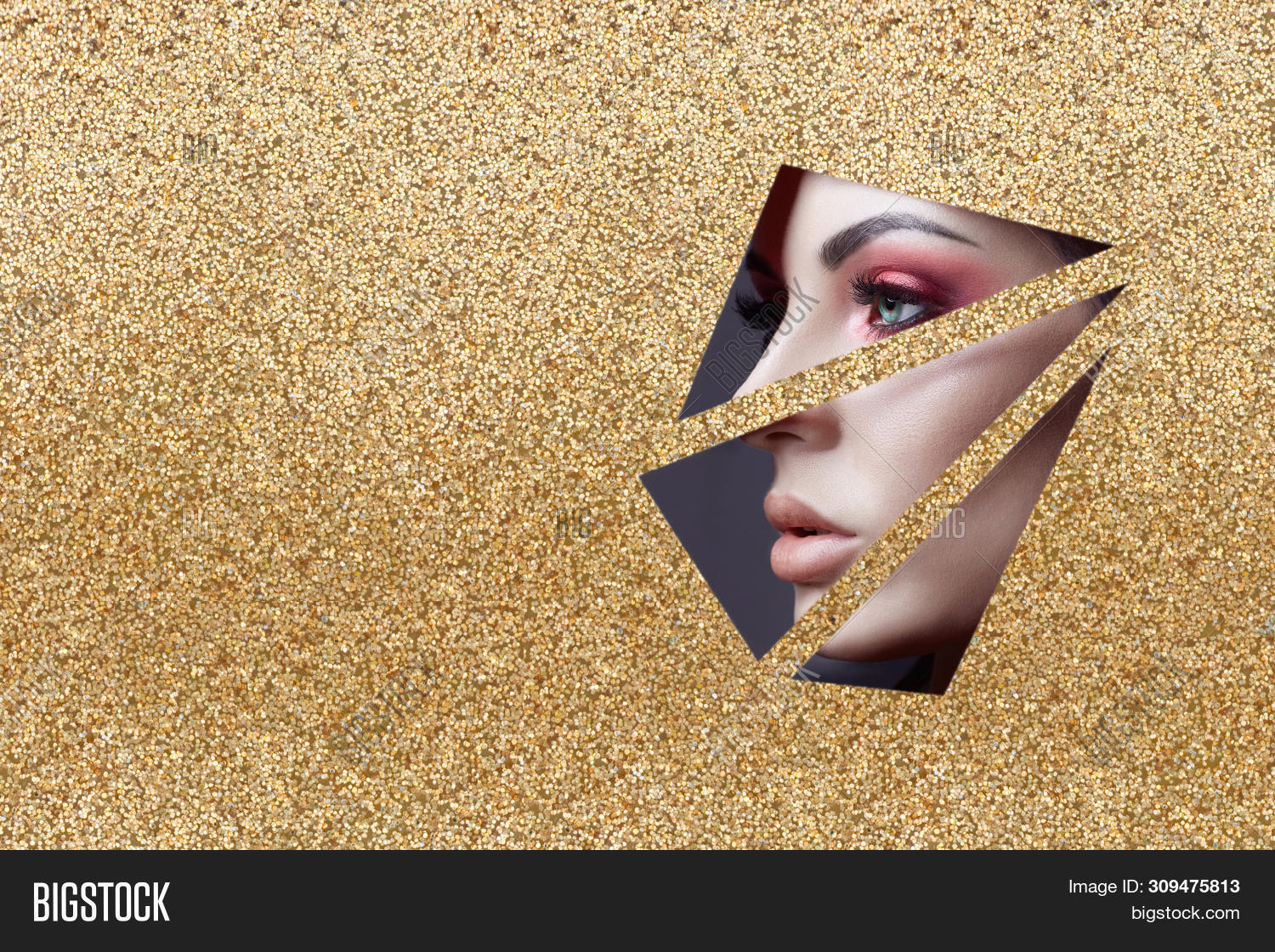 Beauty Face Red Eye Image & Photo (Free Trial) | Bigstock