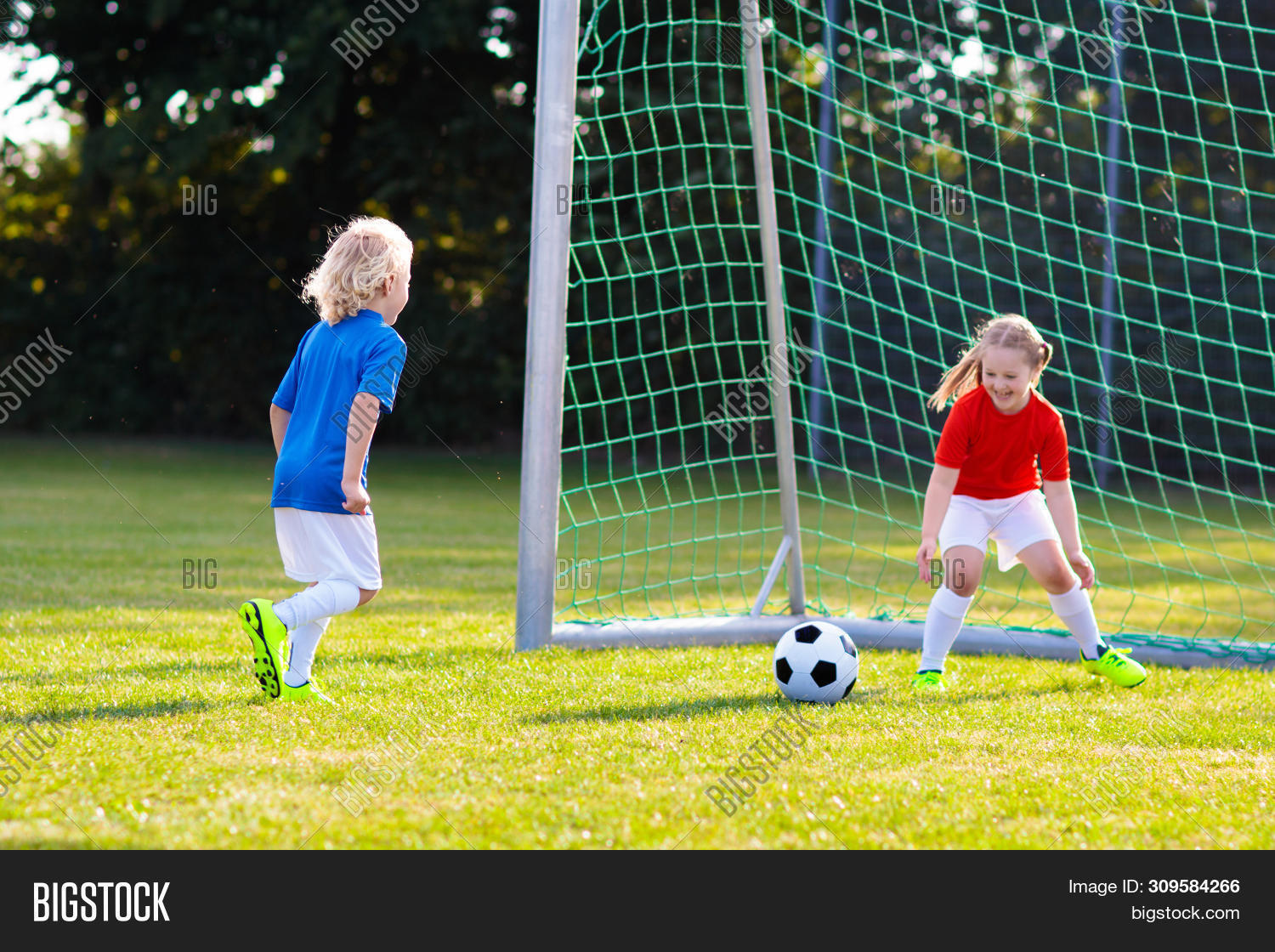 Kids Play Football. Image & Photo (Free Trial) | Bigstock