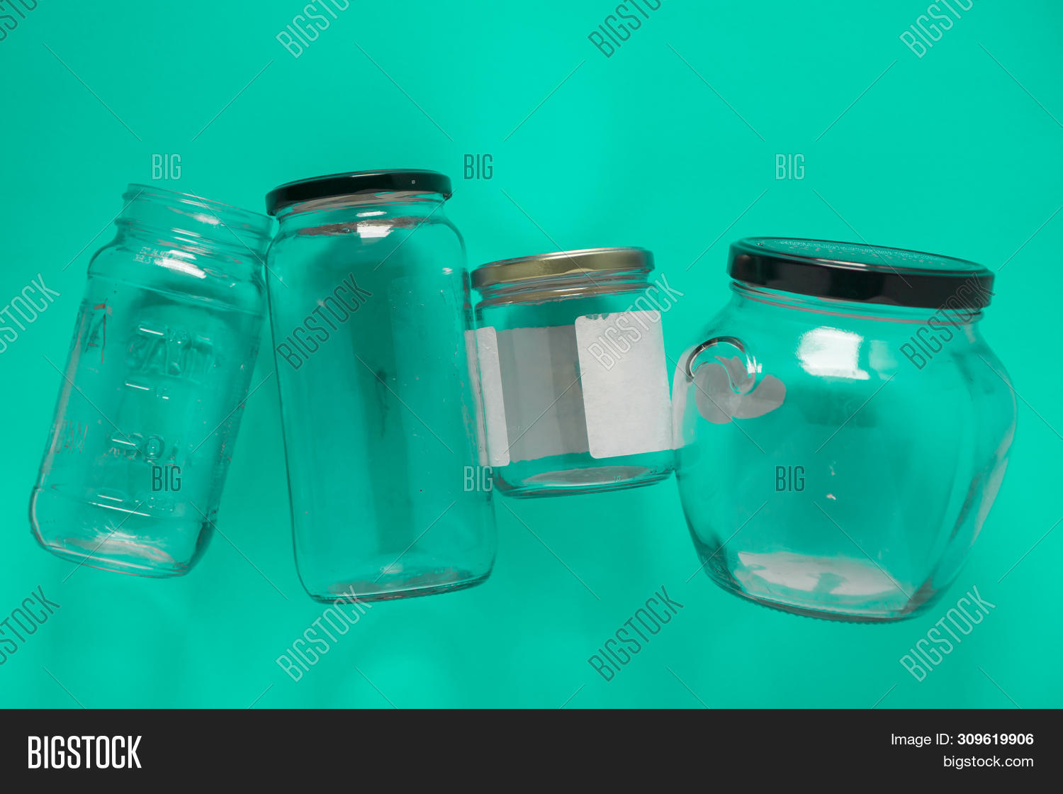 Isolated Glass Jars, Image & Photo (Free Trial) | Bigstock