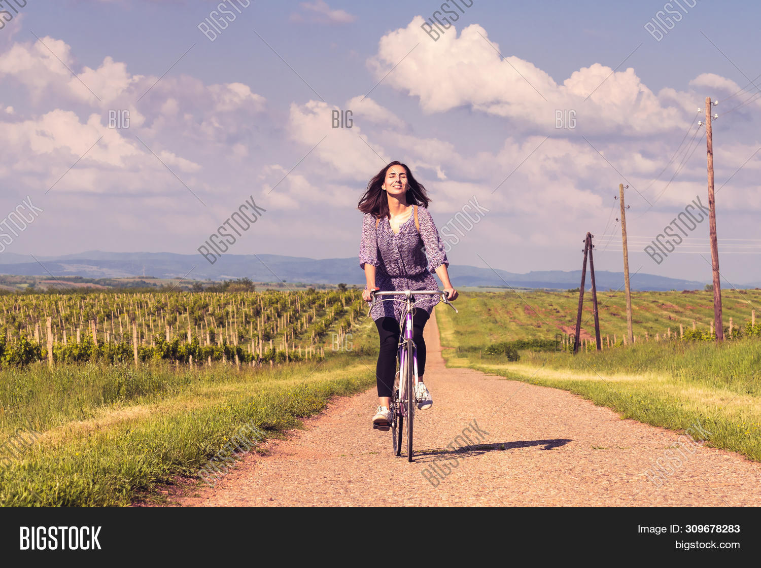 Cycling Countryside. Image & Photo (Free Trial) | Bigstock