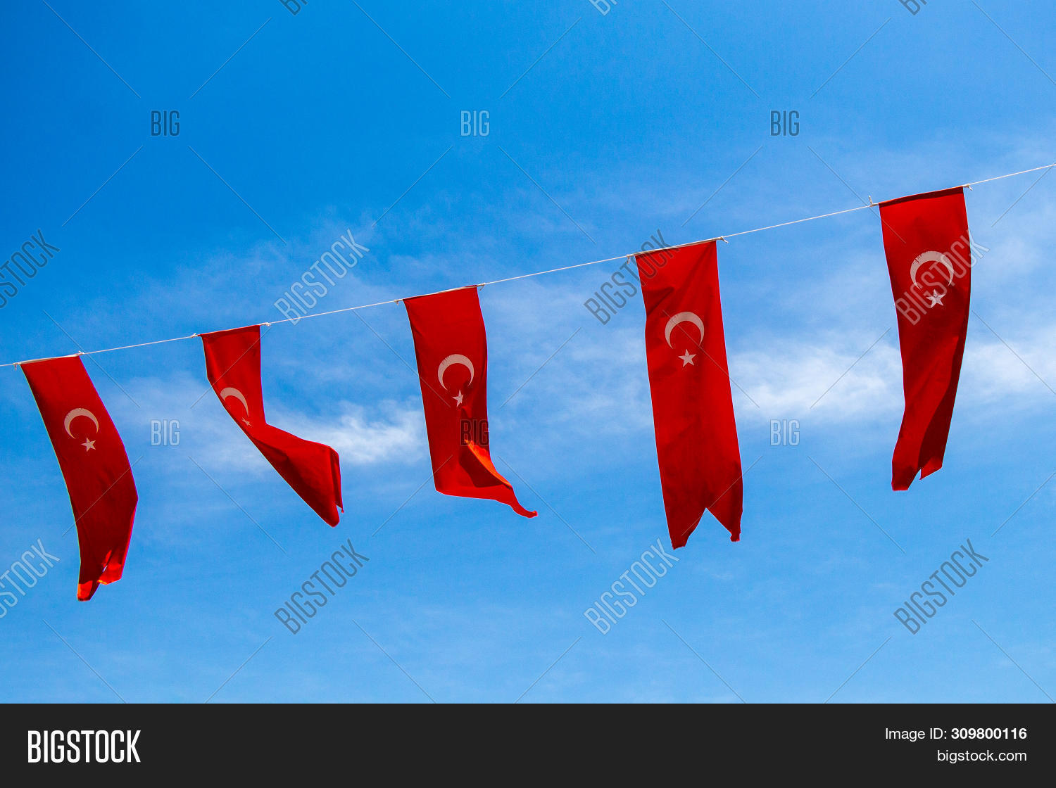 Turkish National Flags Image & Photo (Free Trial) | Bigstock