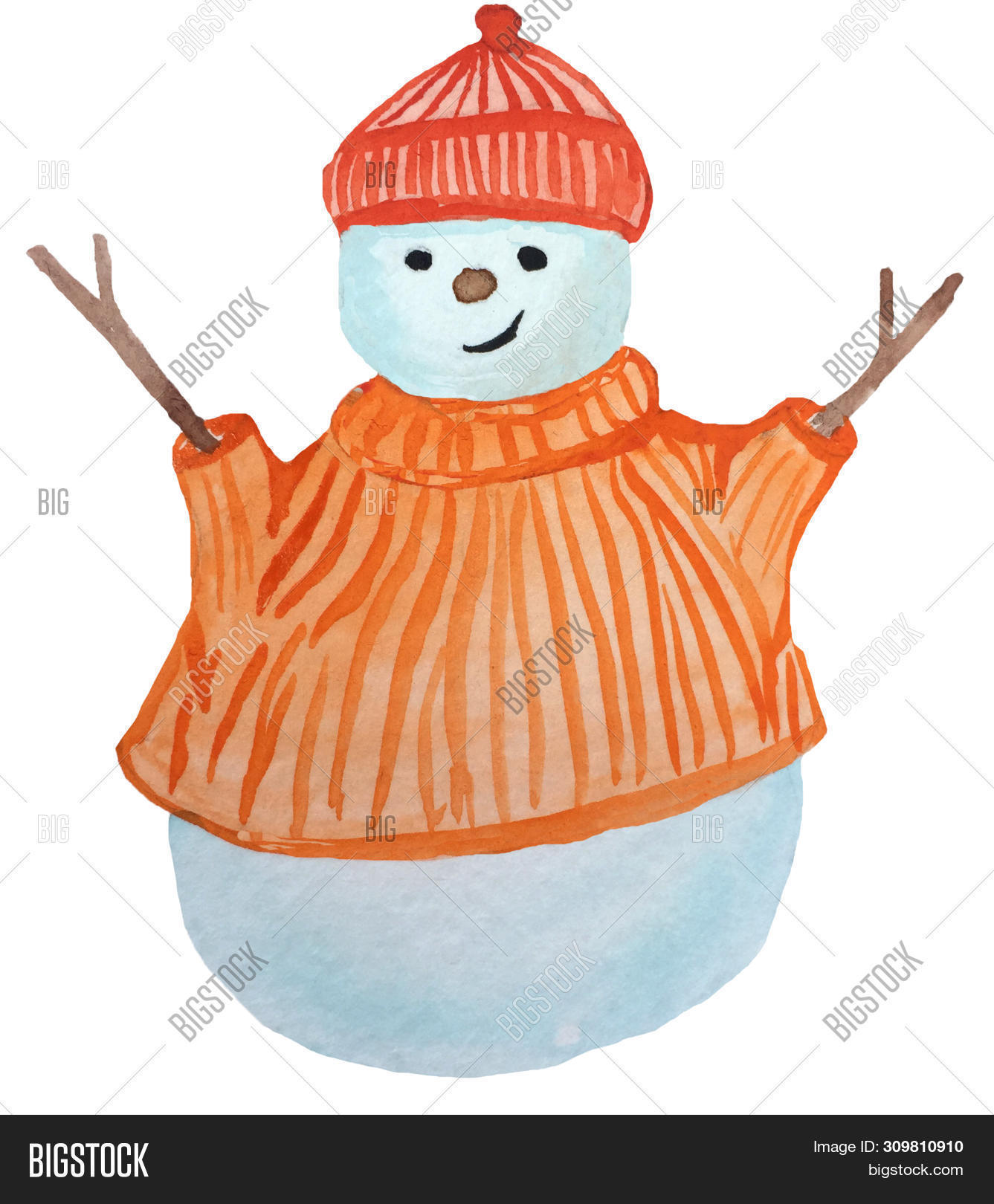 Cartoon Snowman Image & Photo (Free Trial) | Bigstock