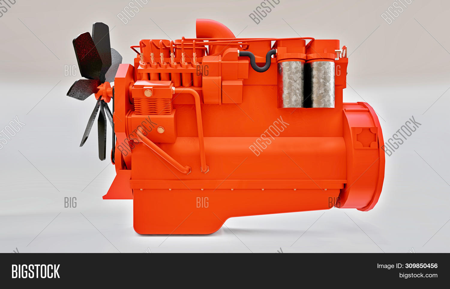 Big Diesel Engine Image & Photo (Free Trial) | Bigstock