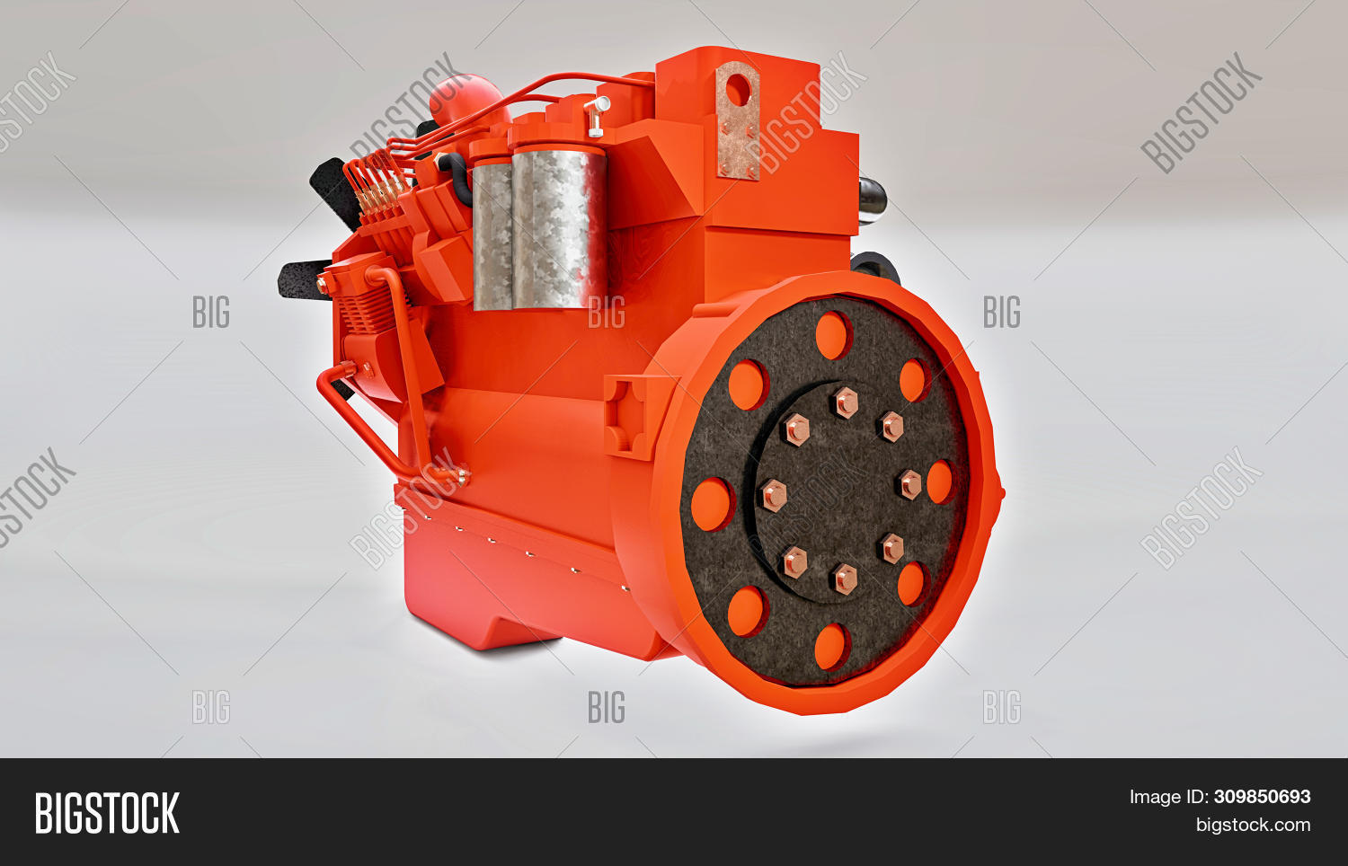 Big Diesel Engine Image & Photo (Free Trial) | Bigstock