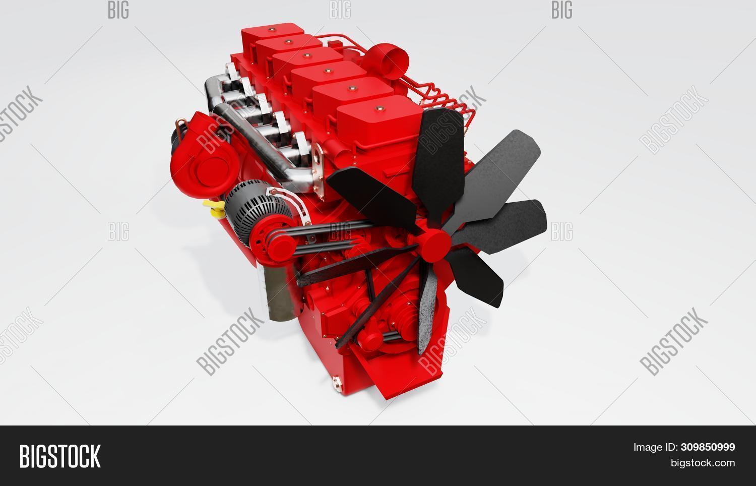 Big Diesel Engine Image & Photo (Free Trial) | Bigstock