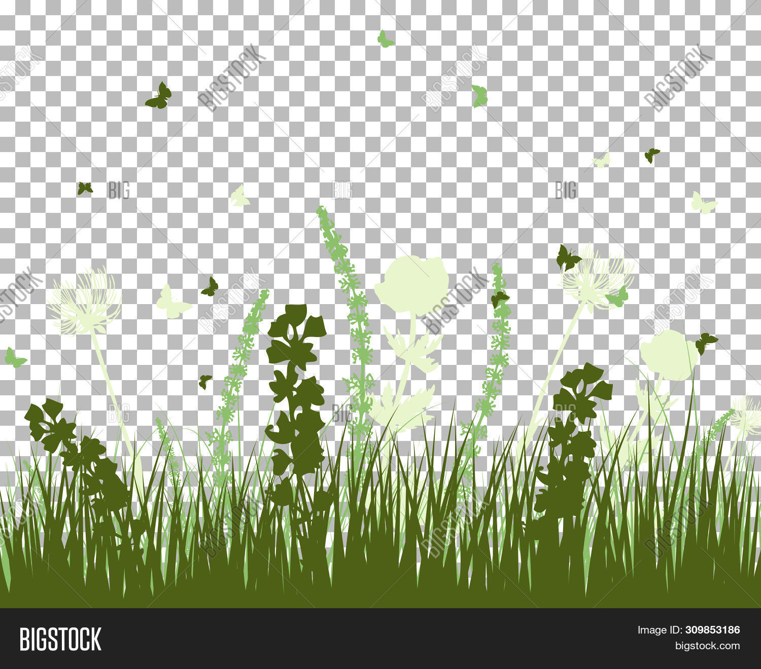 Summer Meadow Vector & Photo (Free Trial) | Bigstock