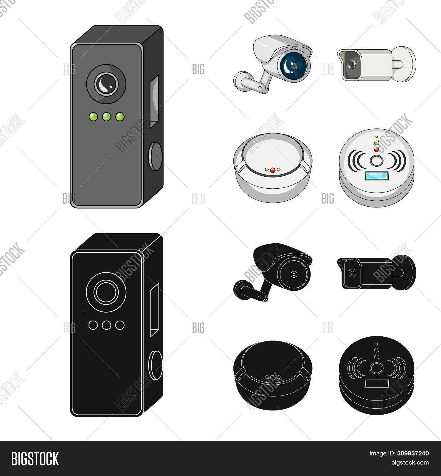 Bitmap Design Cctv Image & Photo (Free Trial) | Bigstock