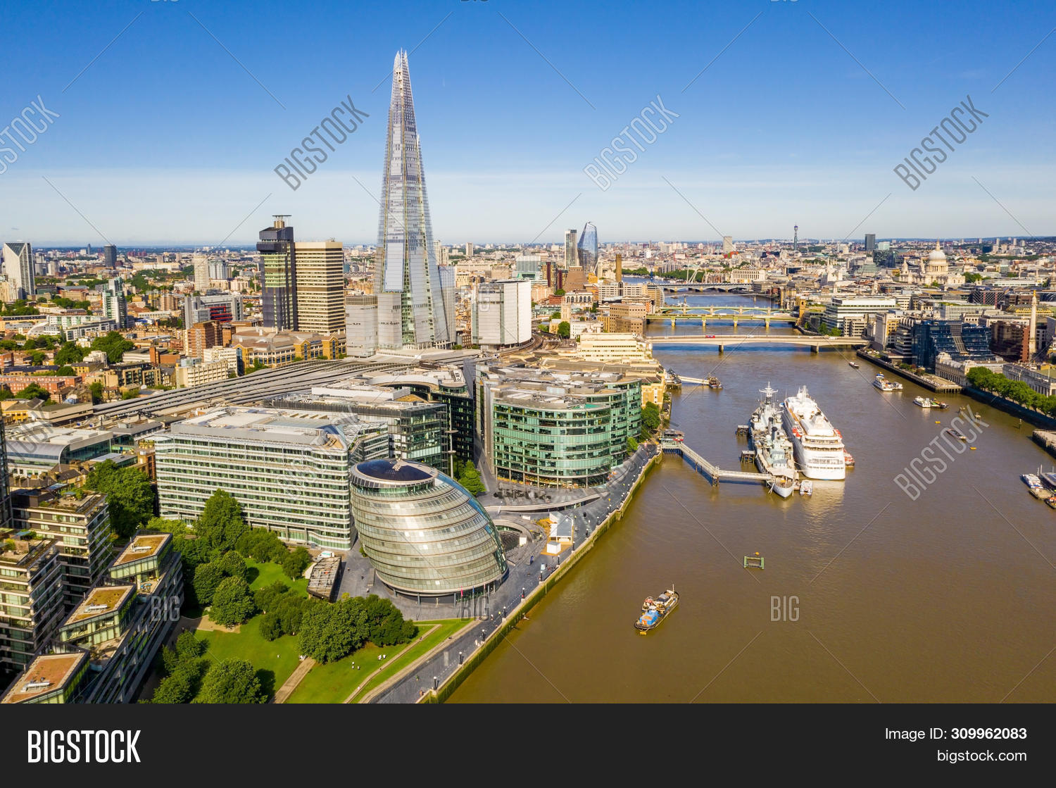 Arial View London Image & Photo (Free Trial) | Bigstock