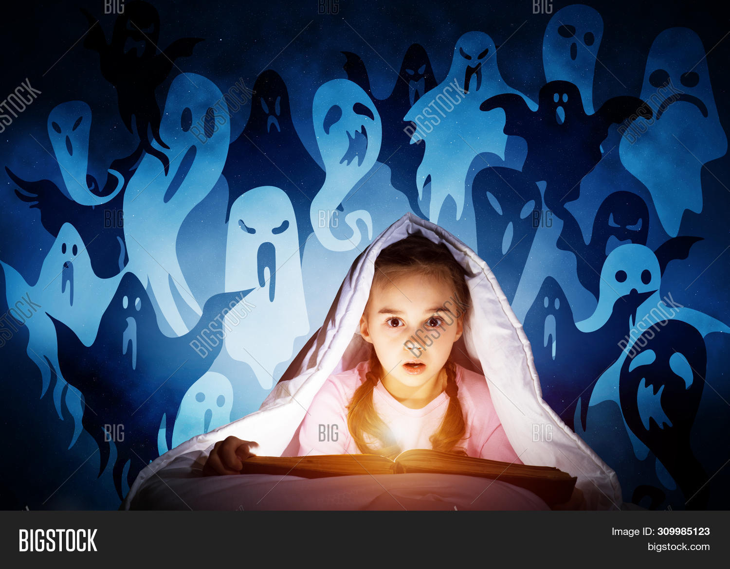Scared Kid Reading Image & Photo (Free Trial) | Bigstock