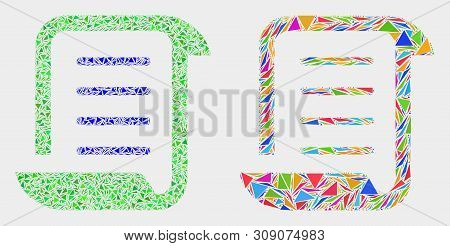Scroll List Collage Vector & Photo (Free Trial) | Bigstock
