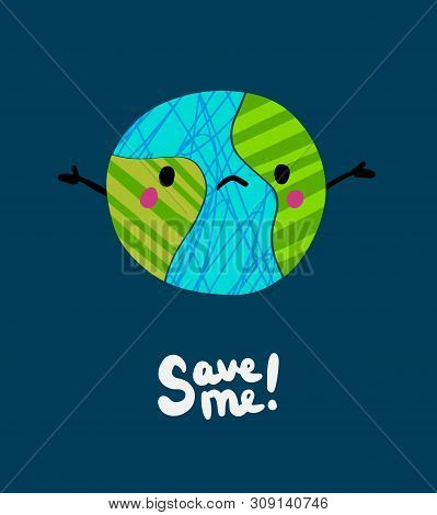 Save Me Hand Drawn Vector & Photo (Free Trial) | Bigstock