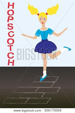 Hopscotch Game. Image & Photo (Free Trial) | Bigstock