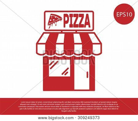 Red Pizzeria Building Vector & Photo (Free Trial) | Bigstock