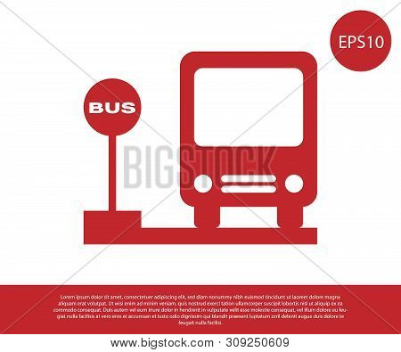 Red Bus Icon