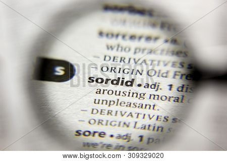 Sordid Definition