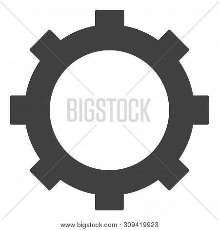 Cog Raster Pictogram. Image & Photo (Free Trial) | Bigstock