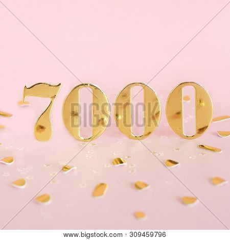 Number 7000 Golden Image & Photo (Free Trial) | Bigstock