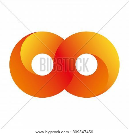 Orange Infinity Vector & Photo (Free Trial) | Bigstock