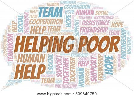 Helping Poor Word Vector & Photo (Free Trial) | Bigstock