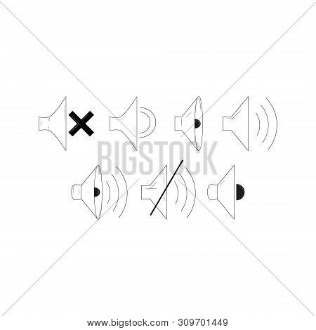 Set Sound Icons. Vector & Photo (Free Trial) | Bigstock