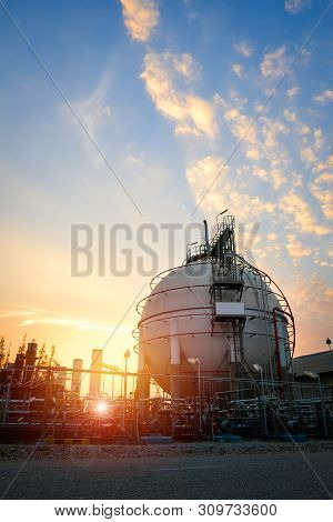 Gas Storage Sphere Image & Photo (Free Trial) | Bigstock
