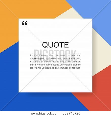 Quote Rectangle Vector & Photo (Free Trial) | Bigstock
