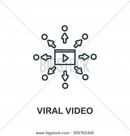 Viral Video Outline Vector & Photo (Free Trial) | Bigstock