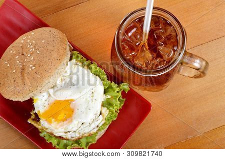 Burger Iced Tea Image & Photo (Free Trial) | Bigstock