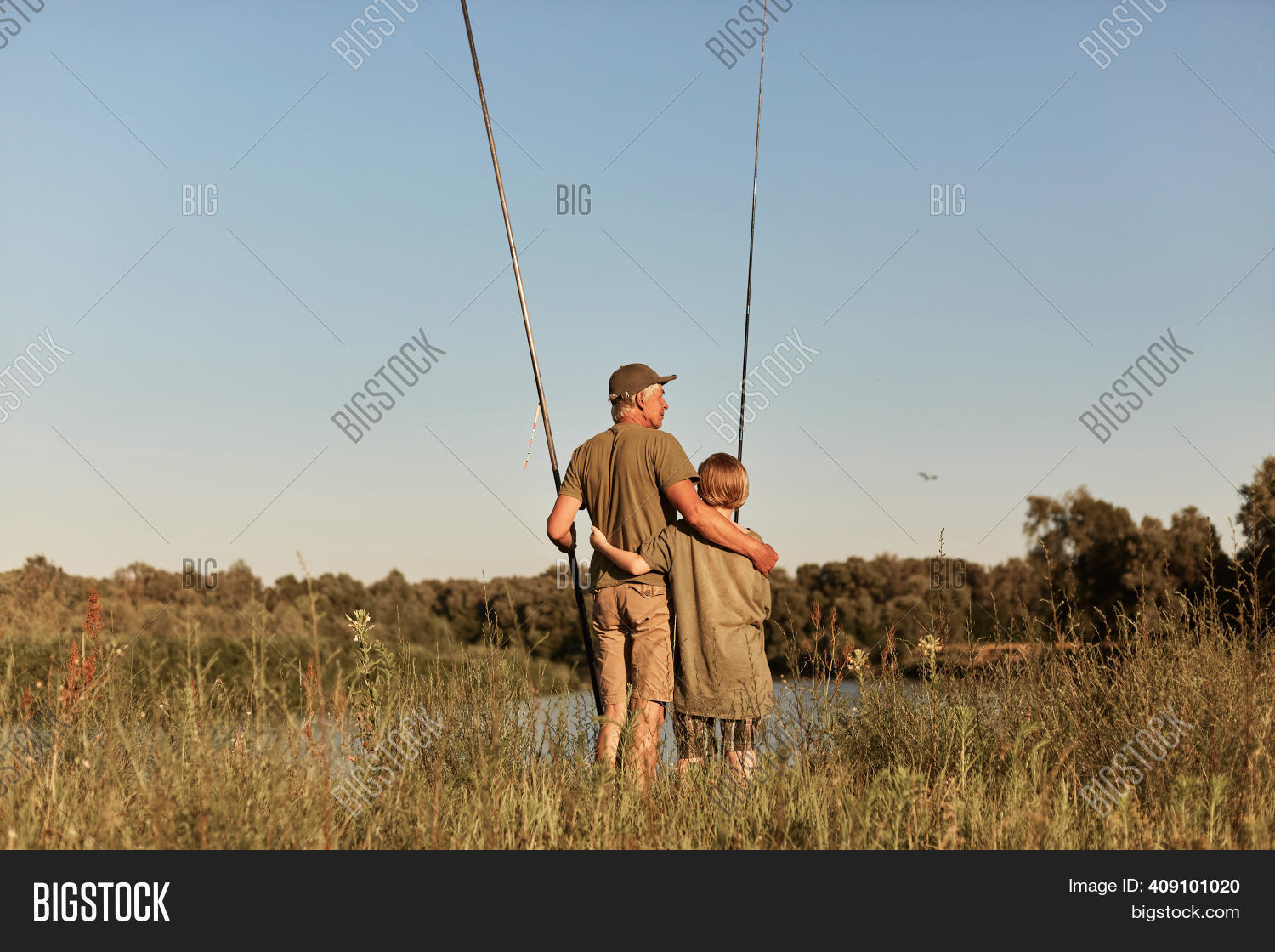 Dad Son Go Fishing, Image & Photo (Free Trial) | Bigstock