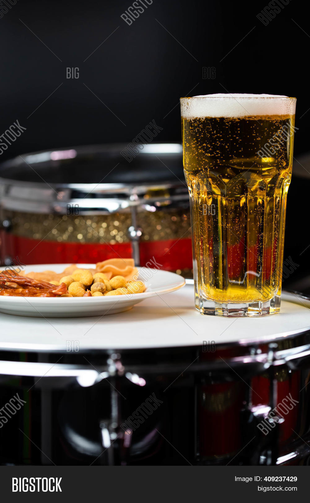 Glass Light Beer Salty Image & Photo (Free Trial) | Bigstock