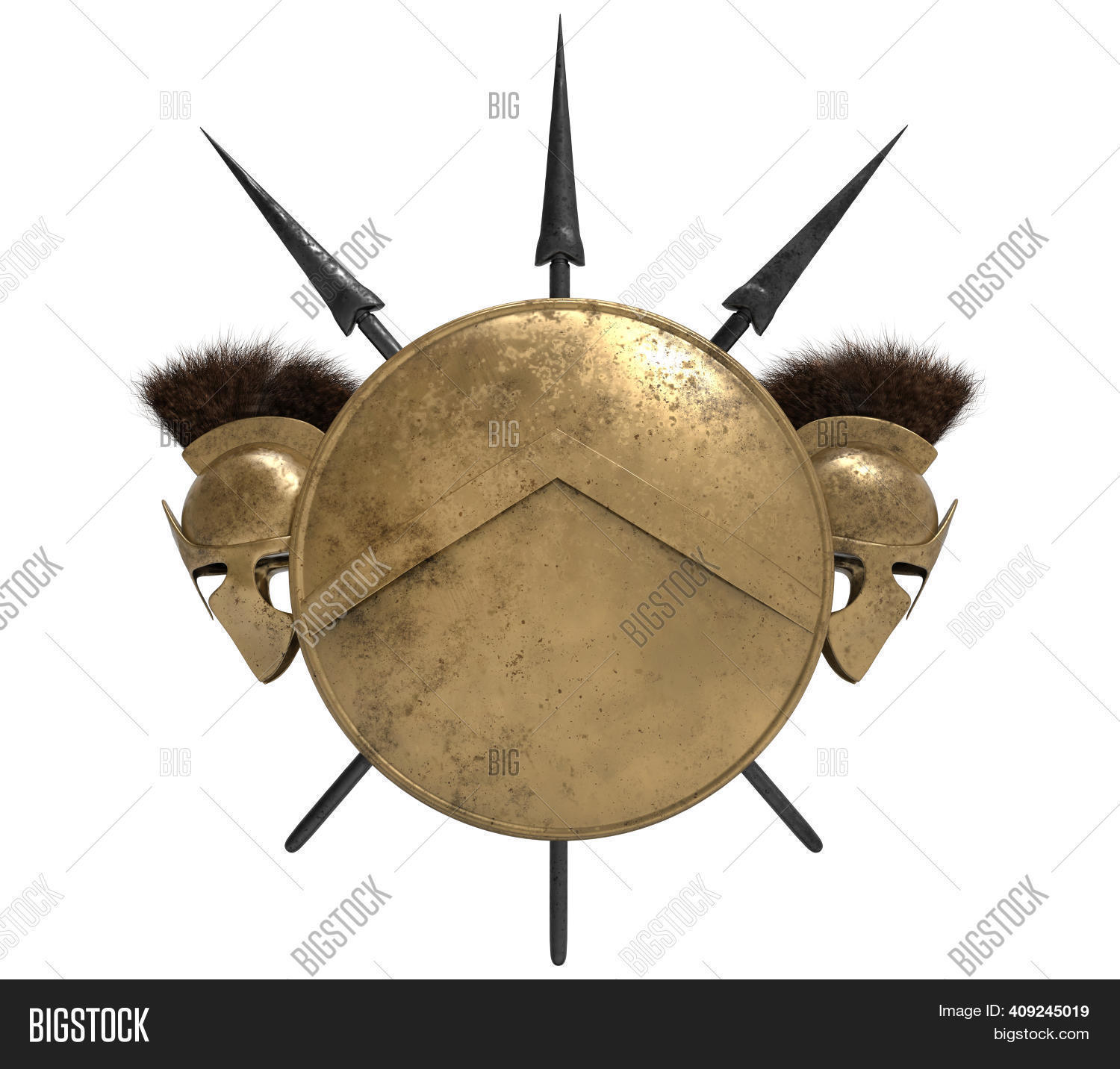 Ares Spear And Helmet Symbol